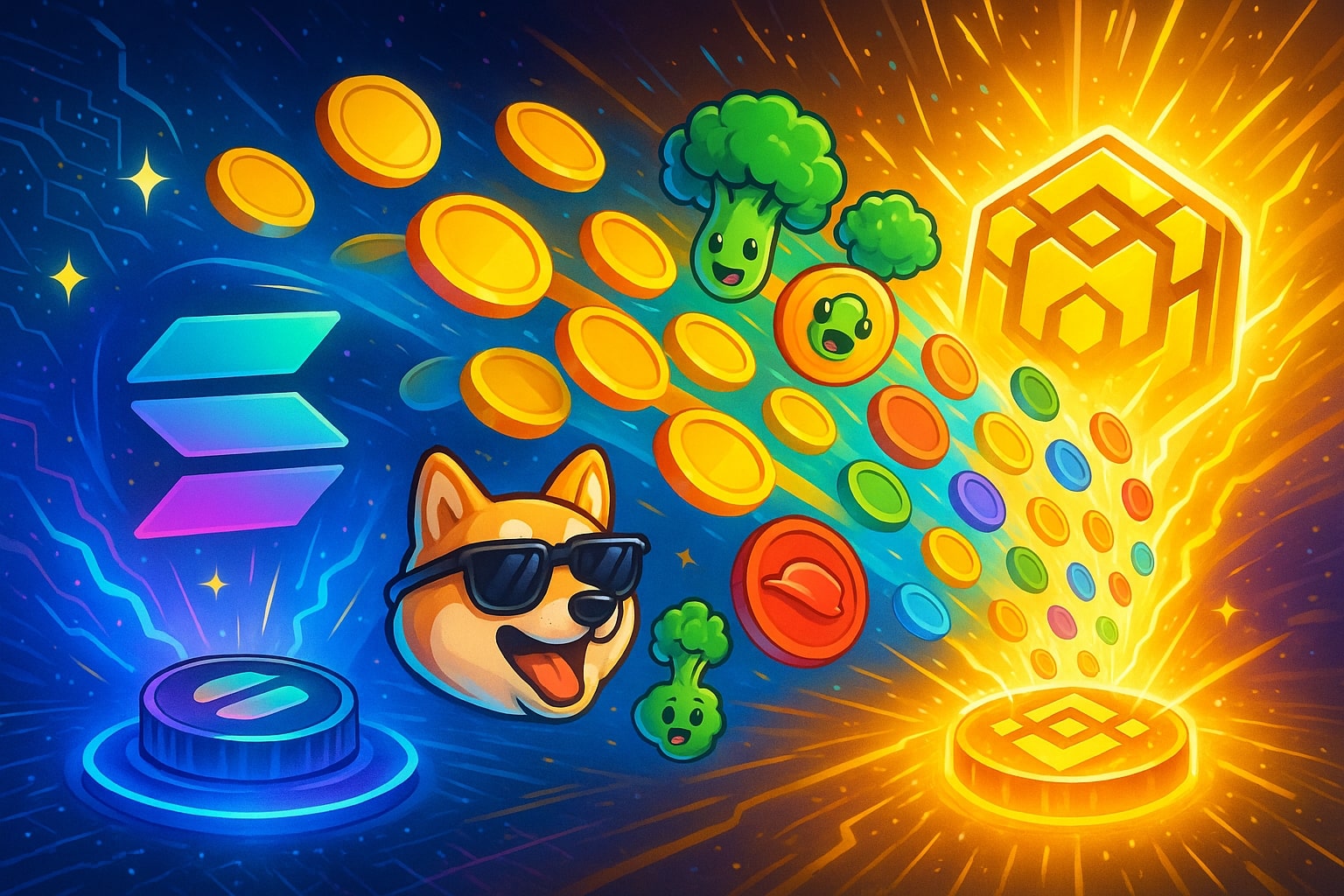 Rời bỏ Solana, meme coin rẽ sóng về BNB Chain